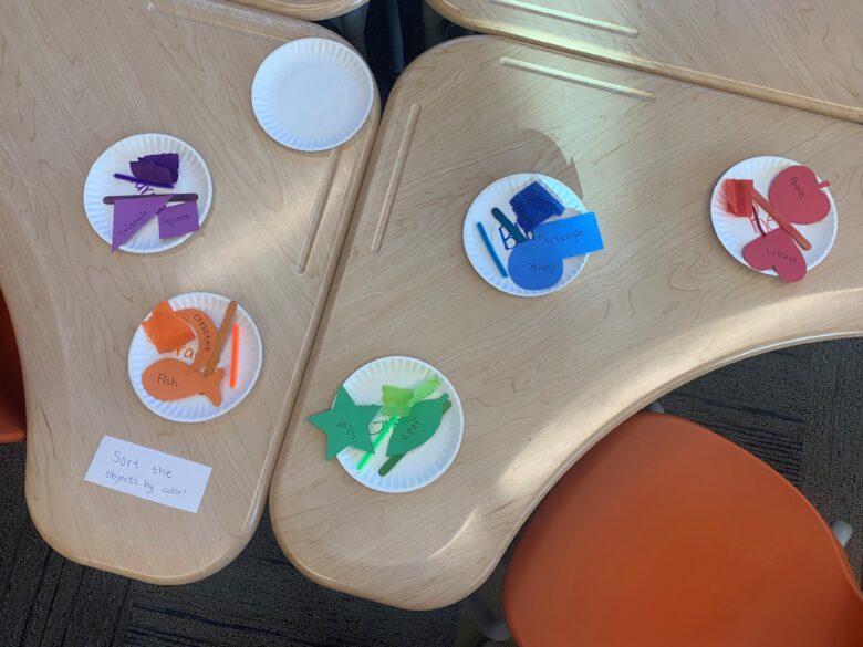 Tabletop Activity - Color Sorting - Early Literacy Librarian