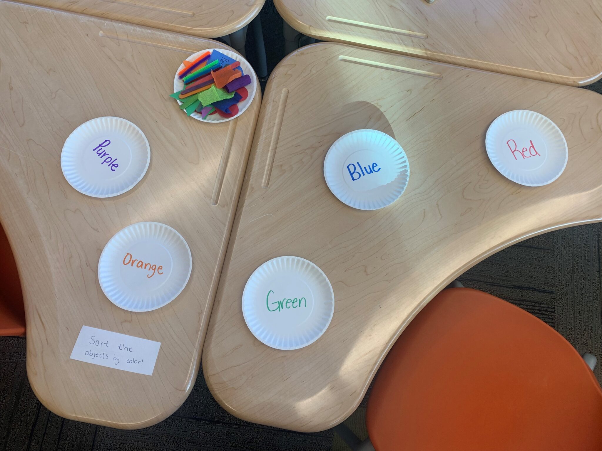 Tabletop Activity - Color Sorting - Early Literacy Librarian