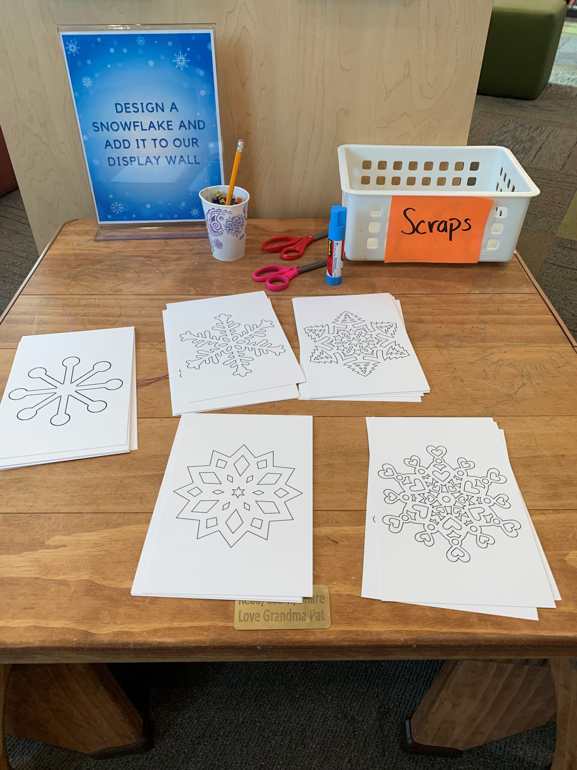 Winter Display 2022 - Early Literacy Librarian